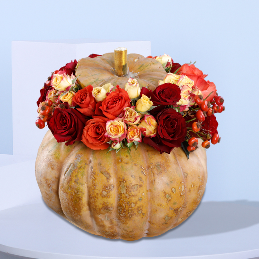 Gourd Geous Pumpkin Flowers - Online Flower Delivery Dubai
