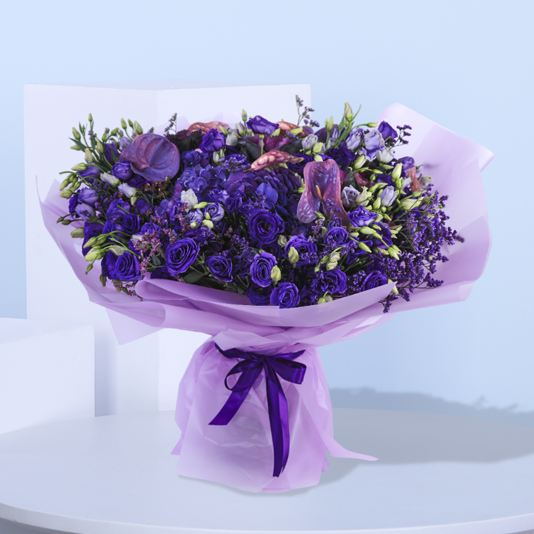 Violet Bouquet - Violets are Blue - Violet Flowers
