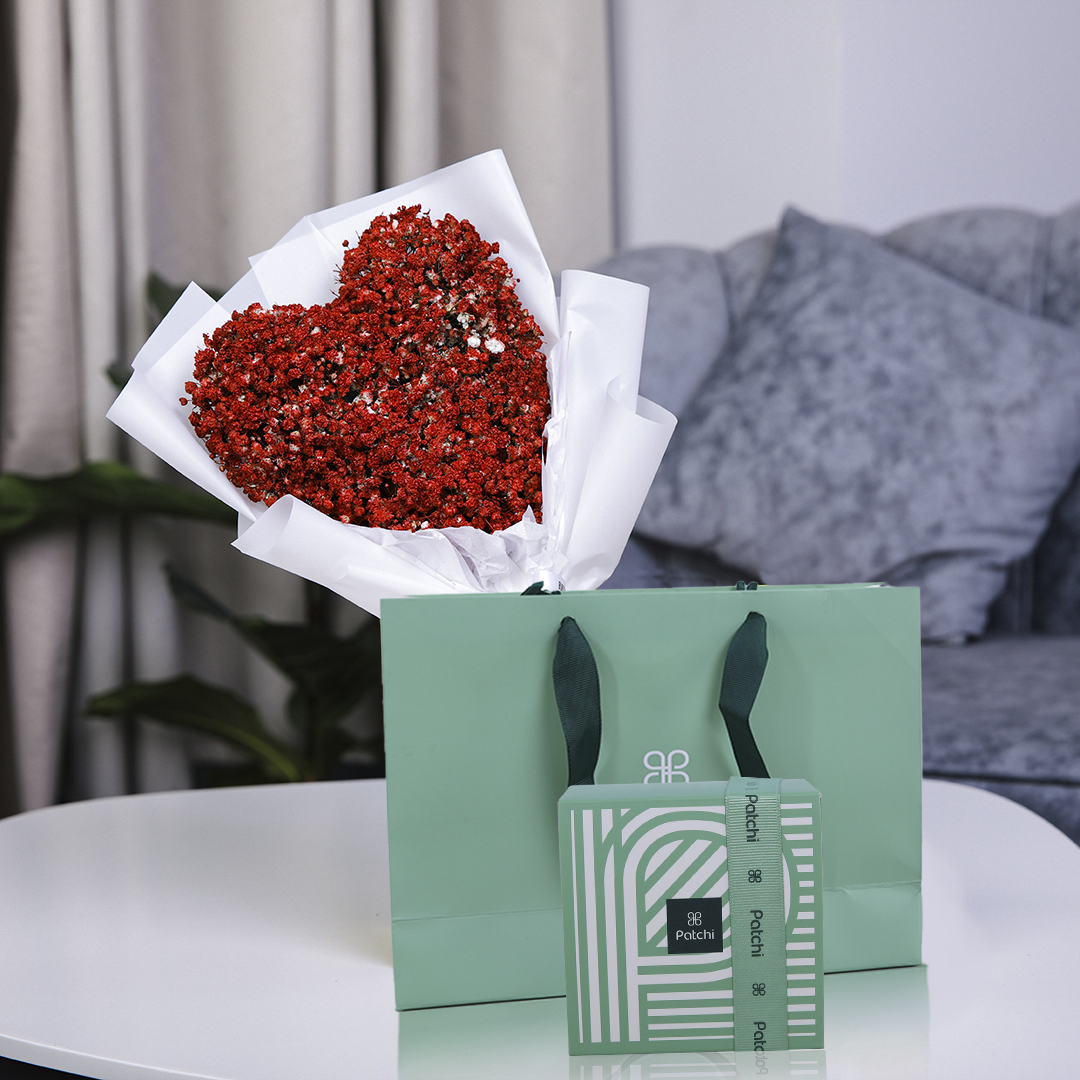 Pure Heart with Patchi | Online Flowers Delivery