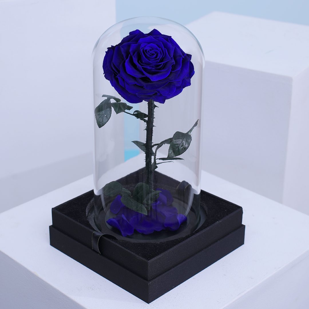 Single Blue Forever Rose - Flower Delivery Dubai, UAE