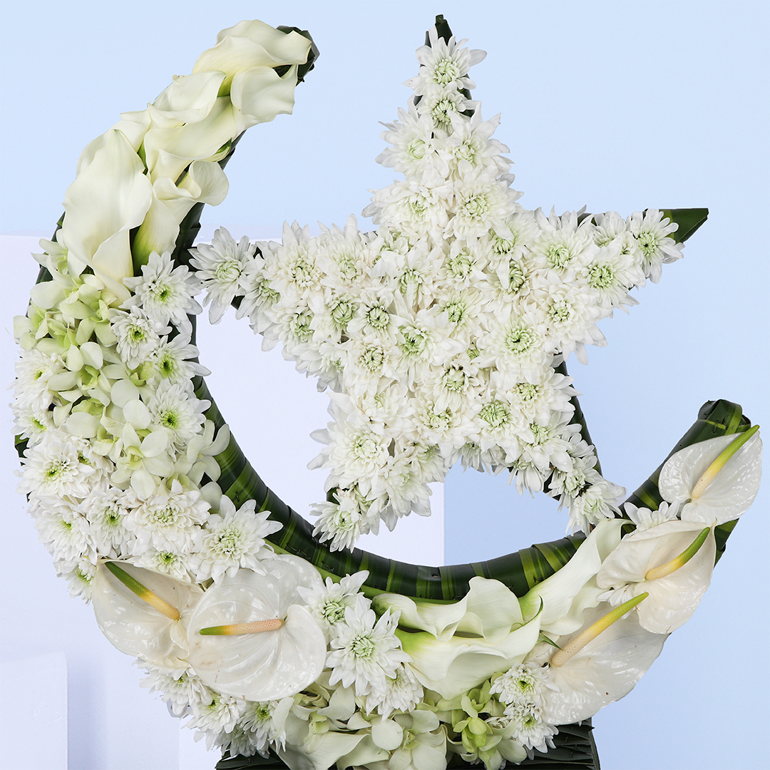 Eid Crescent Moon-Eid Flowers - Flower Delivery Dubai, UAE