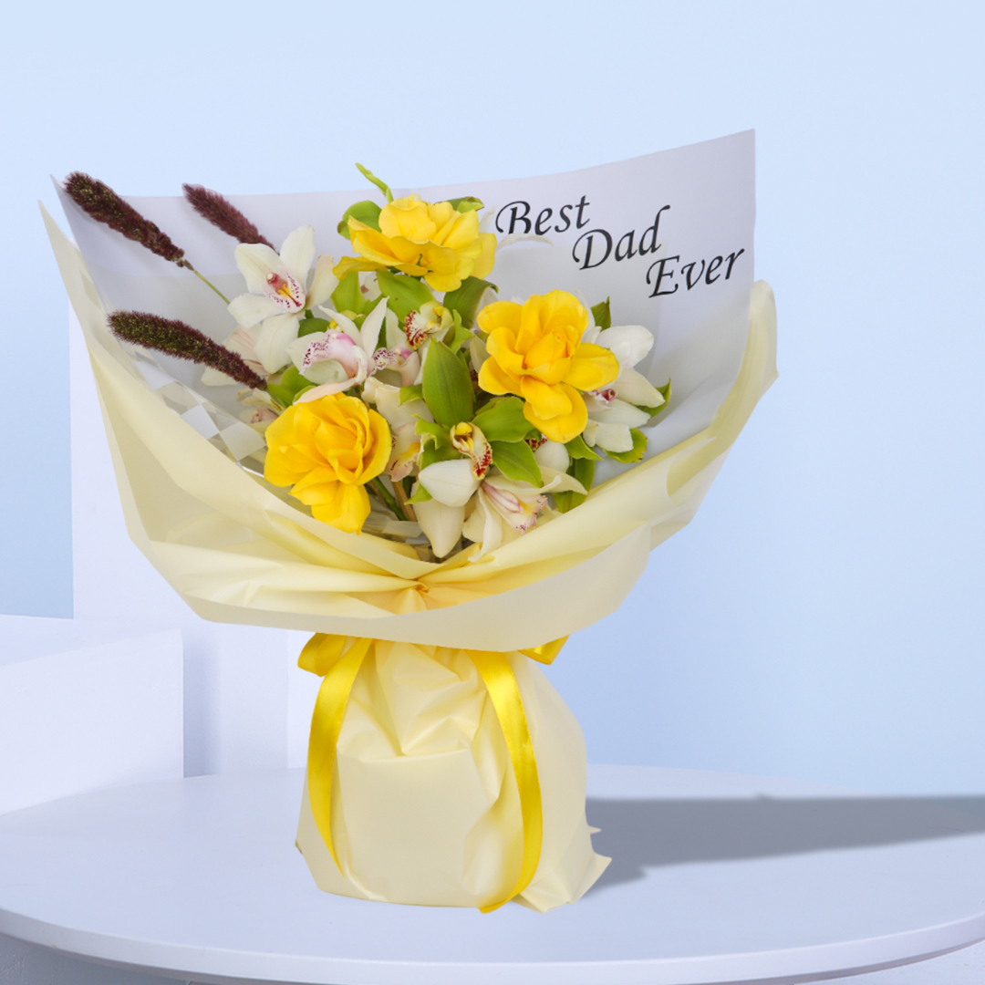 Best Dad Ever - Bouquet - Flower Delivery Dubai, UAE