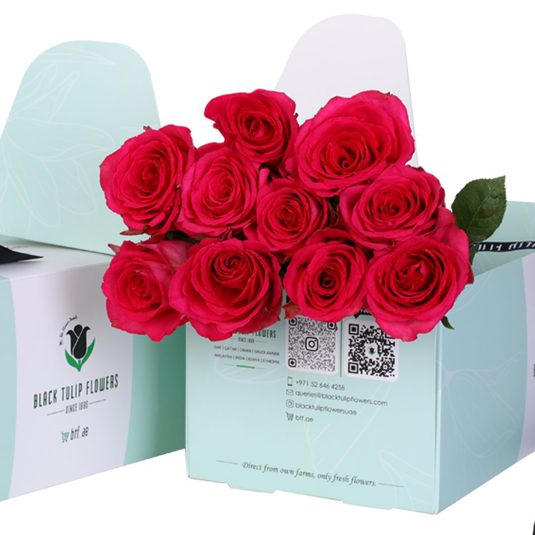 Shop Dark Pink Roses Online | Flower Delivery UAE
