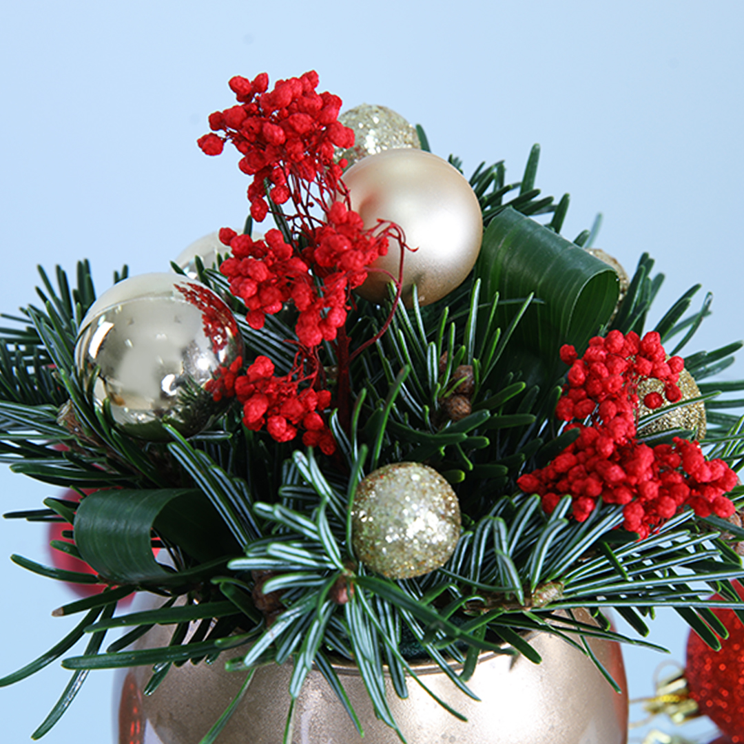 Majestic Silver Starlight Vase | Christmas Flower Gifts | BTF.ae