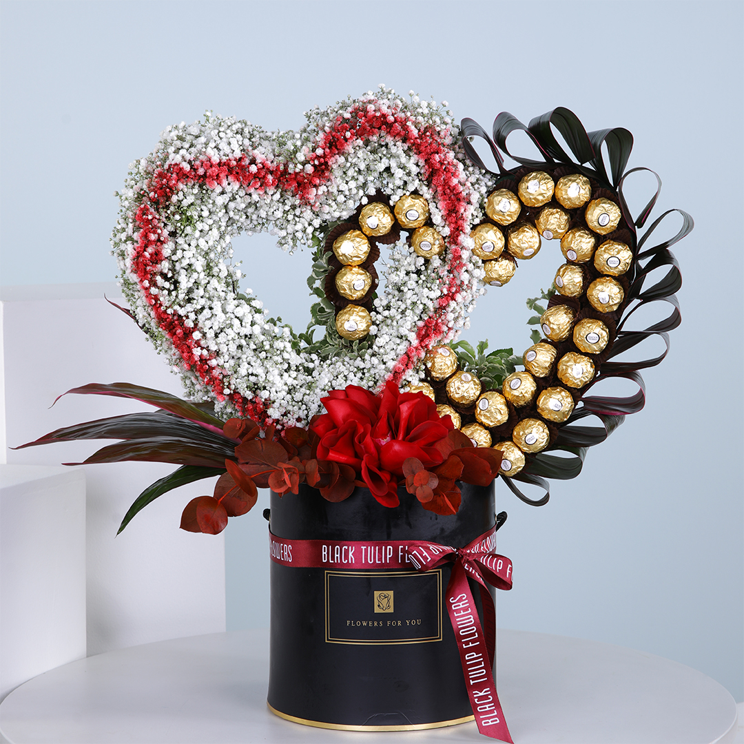 Sweet Heart Breeze | Valentine's Day Heart Flower Box | BTF.ae