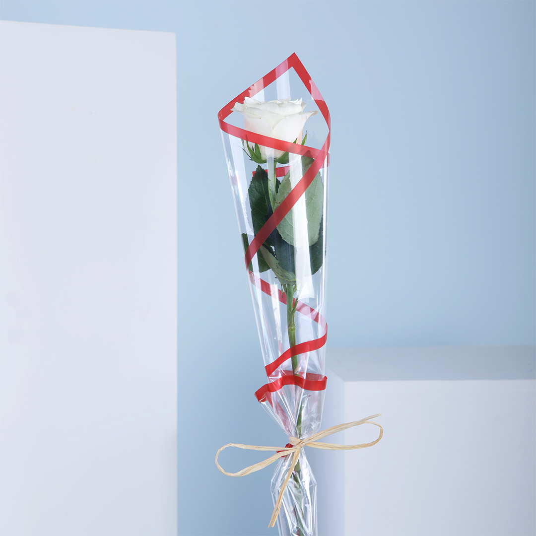 10pcs Simple White Rose Splendour | Flower Bouquet