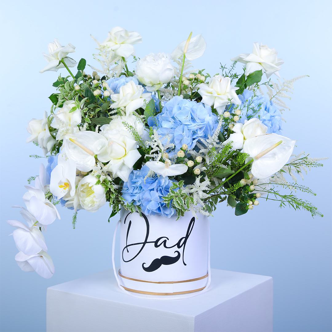 Premium Father's Day Flower Box | Box of Flowers