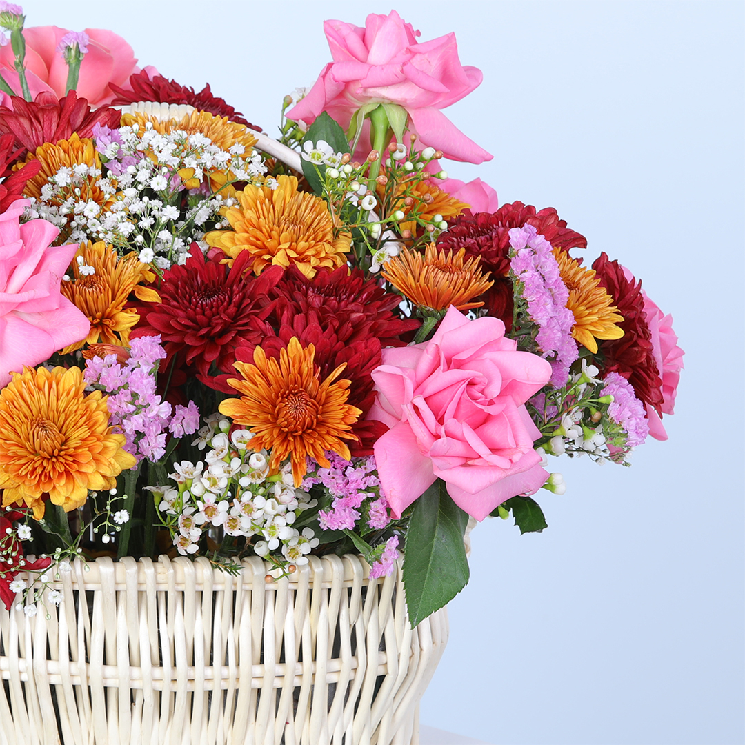Spring Garden Basket | Flower Basket