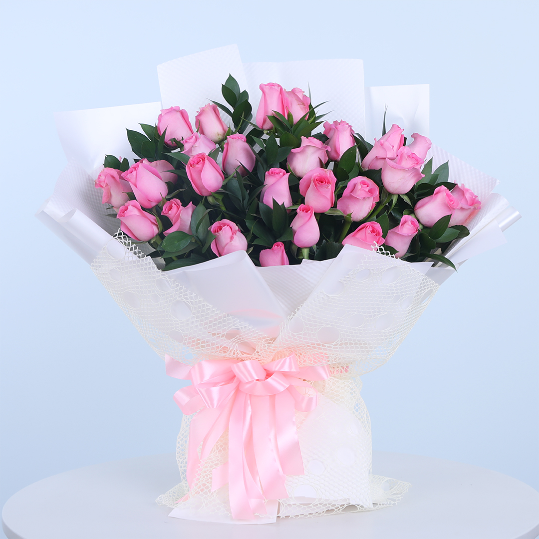 36 Pink Roses Bouquet | Perfect Flower Gift
