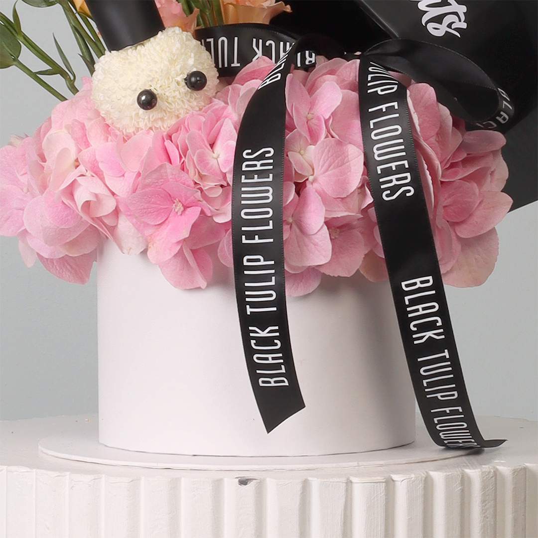 Pink Hydrangea Box | Congratulations Gift