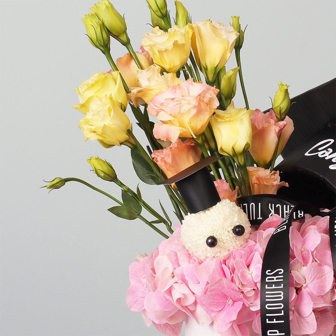 Pink Hydrangea Box | Congratulations Gift