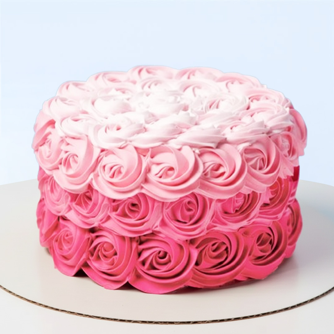 Rose Swirl Cake 1Kg | Buy Cakes Online