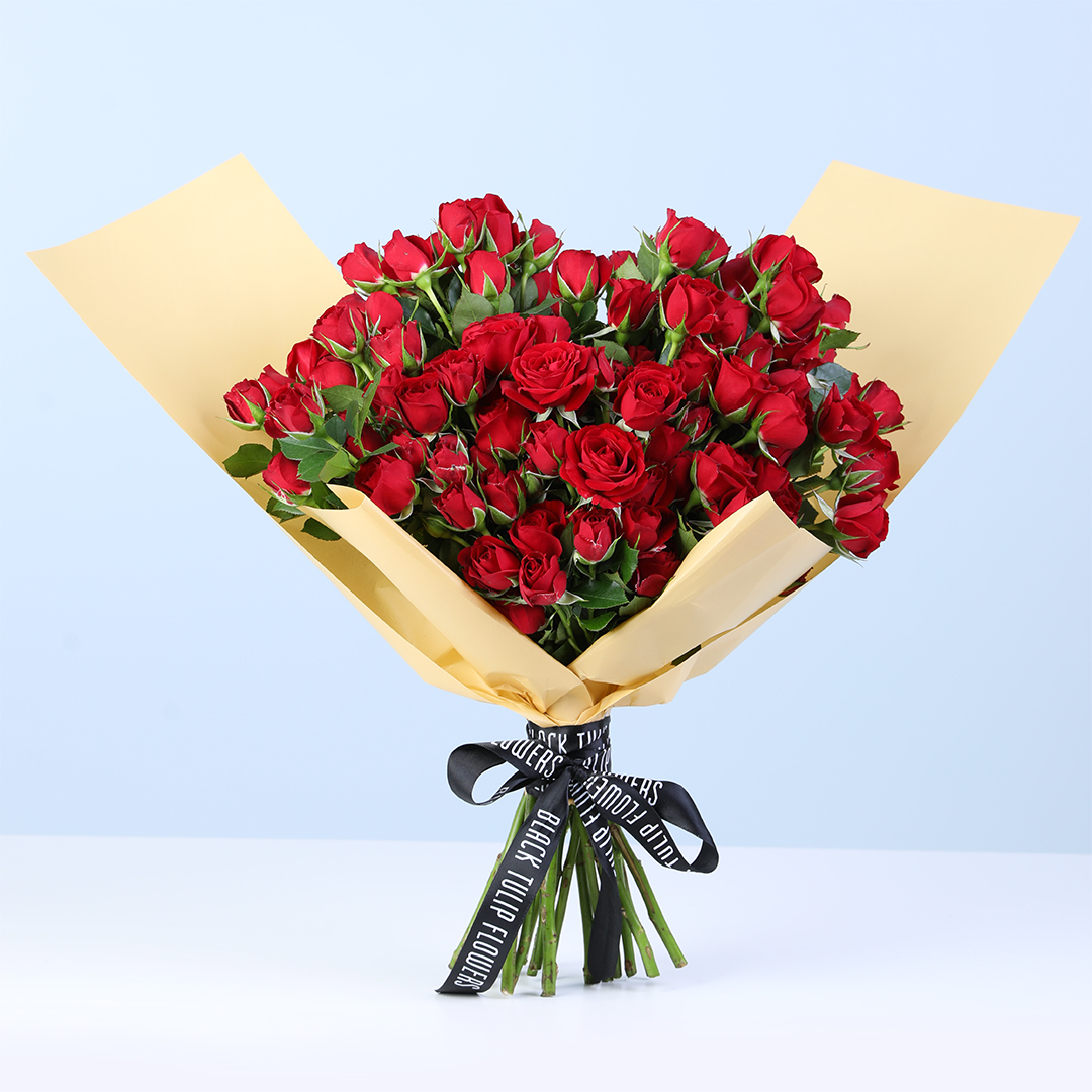 Promise of Love – Red Rose Bouquet | Romantic Flower Gift