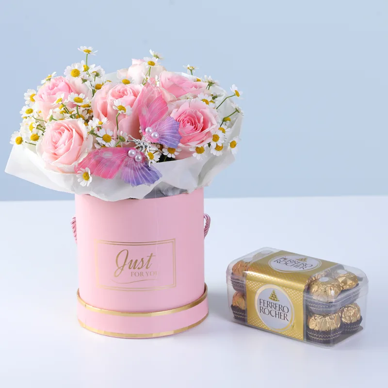 Flutter Flower & Chocolate Gift Box | Online Delivery
