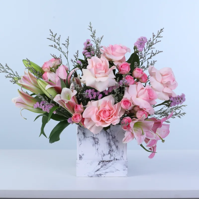 Rose Blossom Elegance Box | Mixed Arrangement